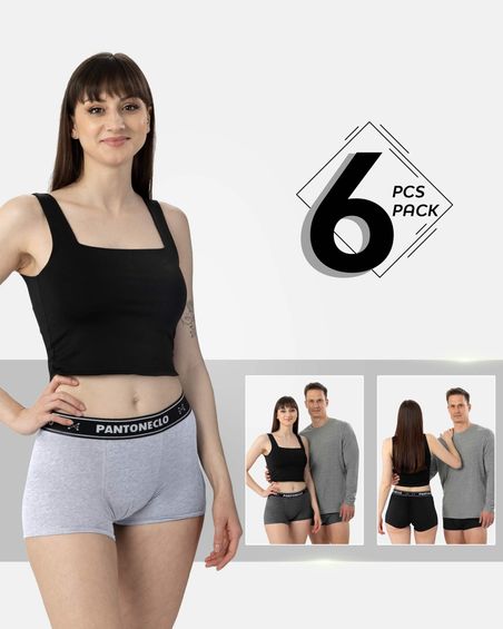 Boyfriend 6 pcs pack boxer brief underwear- Antimicrobial, Anti-static ...